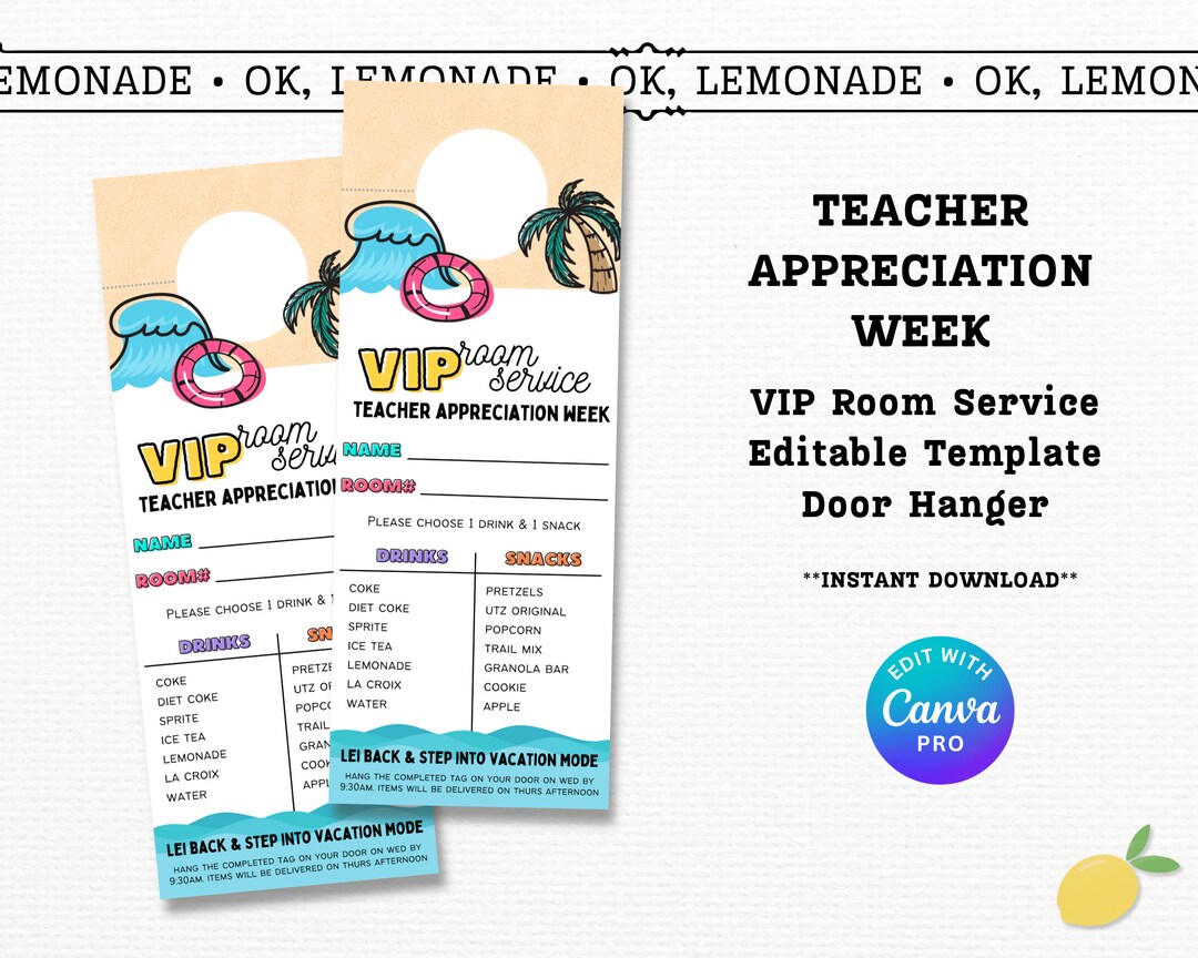 Teacher Appreciation Week Sunsational Door Hanger - Etsy