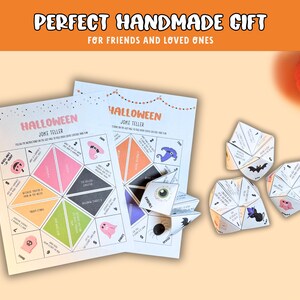 Printable Halloween Fortune Teller for Kids, Halloween Jokes, Classroom ...