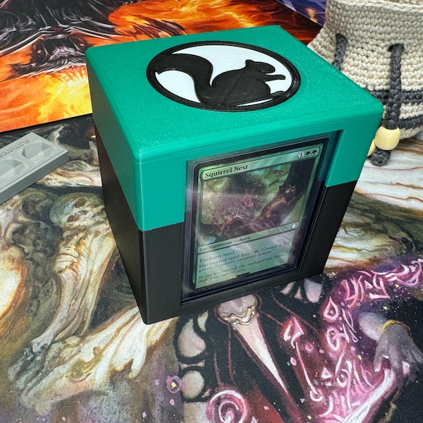 Mtg Squirrel Commander Deck Box - Etsy