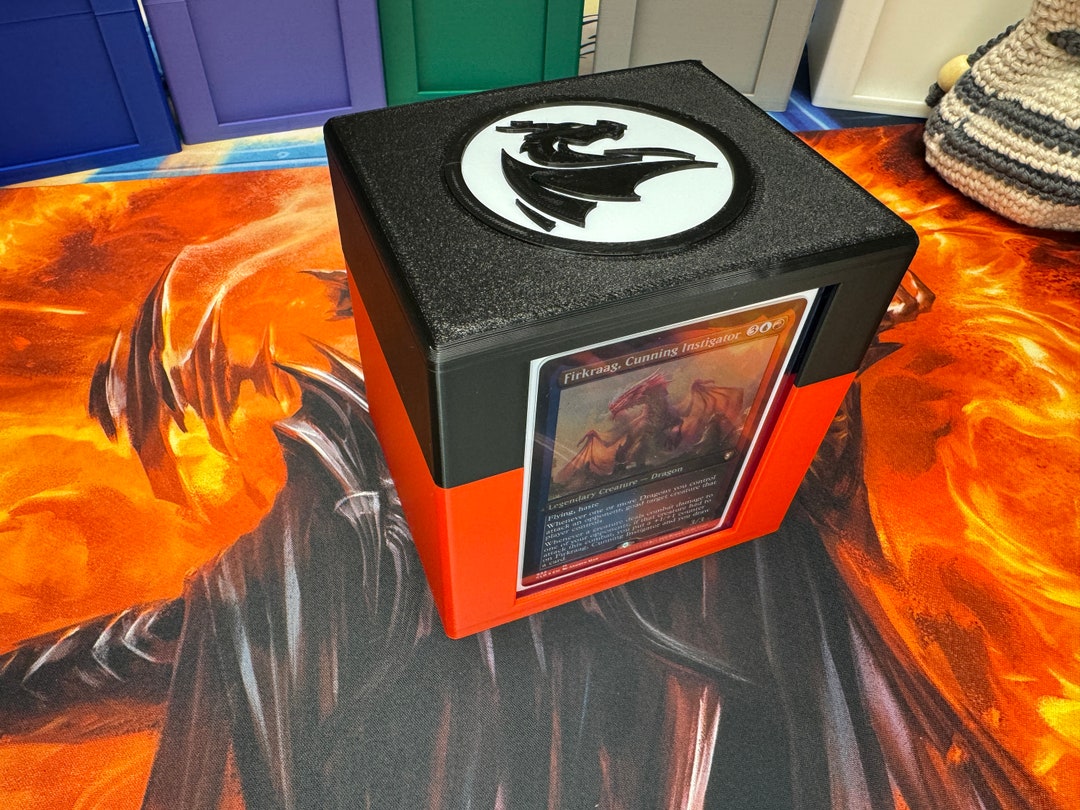 Dragon Deck Box Dragon Deckbox Magic the Gathering MTG EDH Commander ...