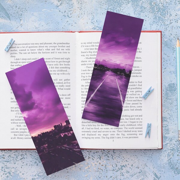 Purple Sky - Etsy