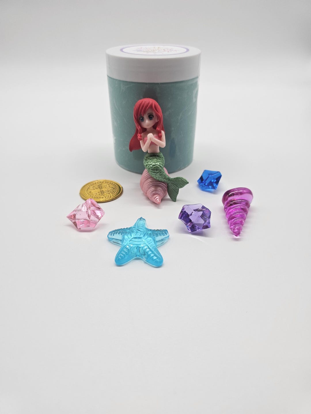 Mermaid Sensory Jar, Mermaid, Mermaid Playdough, Playdoh, Playdough ...