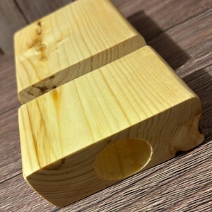 Rustic Phone Stand Natural Look 2x4 W/ Wooden Sound Amplifier - Etsy