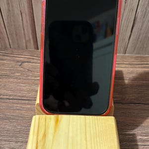 Rustic Phone Stand Natural Look 2x4 W/ Wooden Sound Amplifier - Etsy