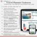 Trip Planner, Travel Tracker, Travel Organizer, Budget Spreadsheet ...