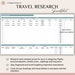 Trip Planner, Travel Tracker, Travel Organizer, Budget Spreadsheet ...
