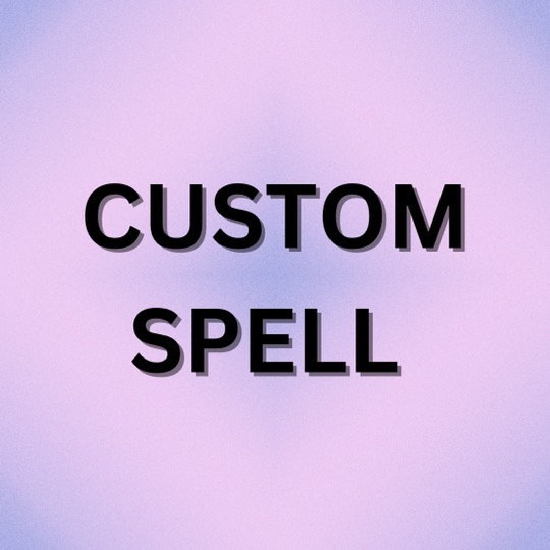 Custom Spell. Custom Ritual. Custom Order - Etsy