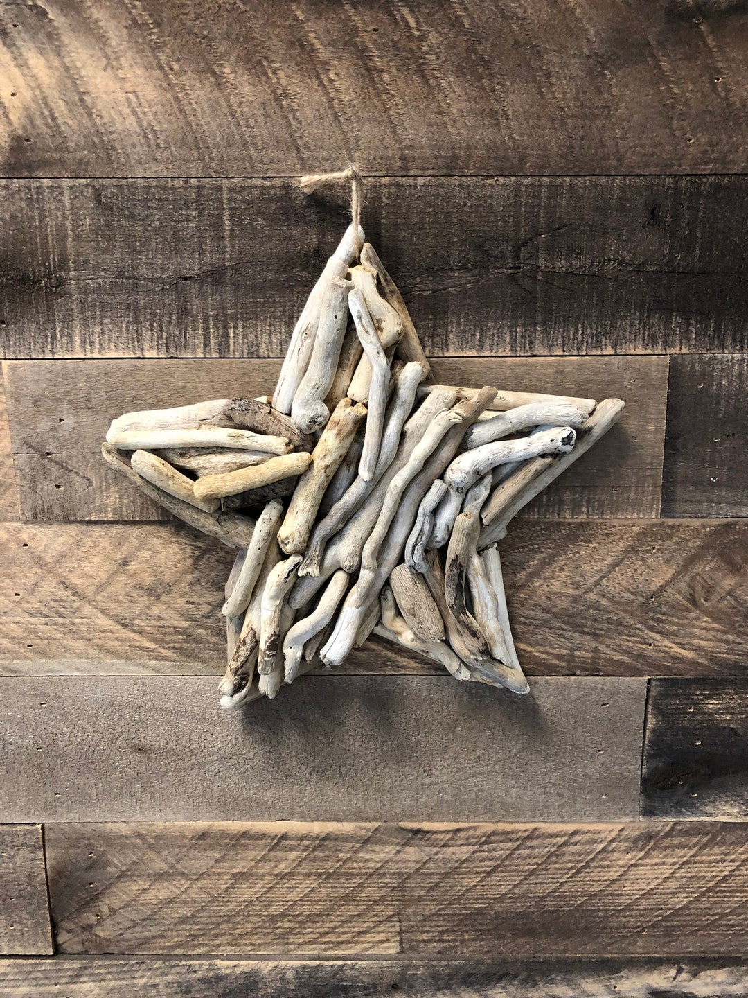 Driftwood Star, Driftwood Beach Decor, Boho Decor Driftwood, Wall ...