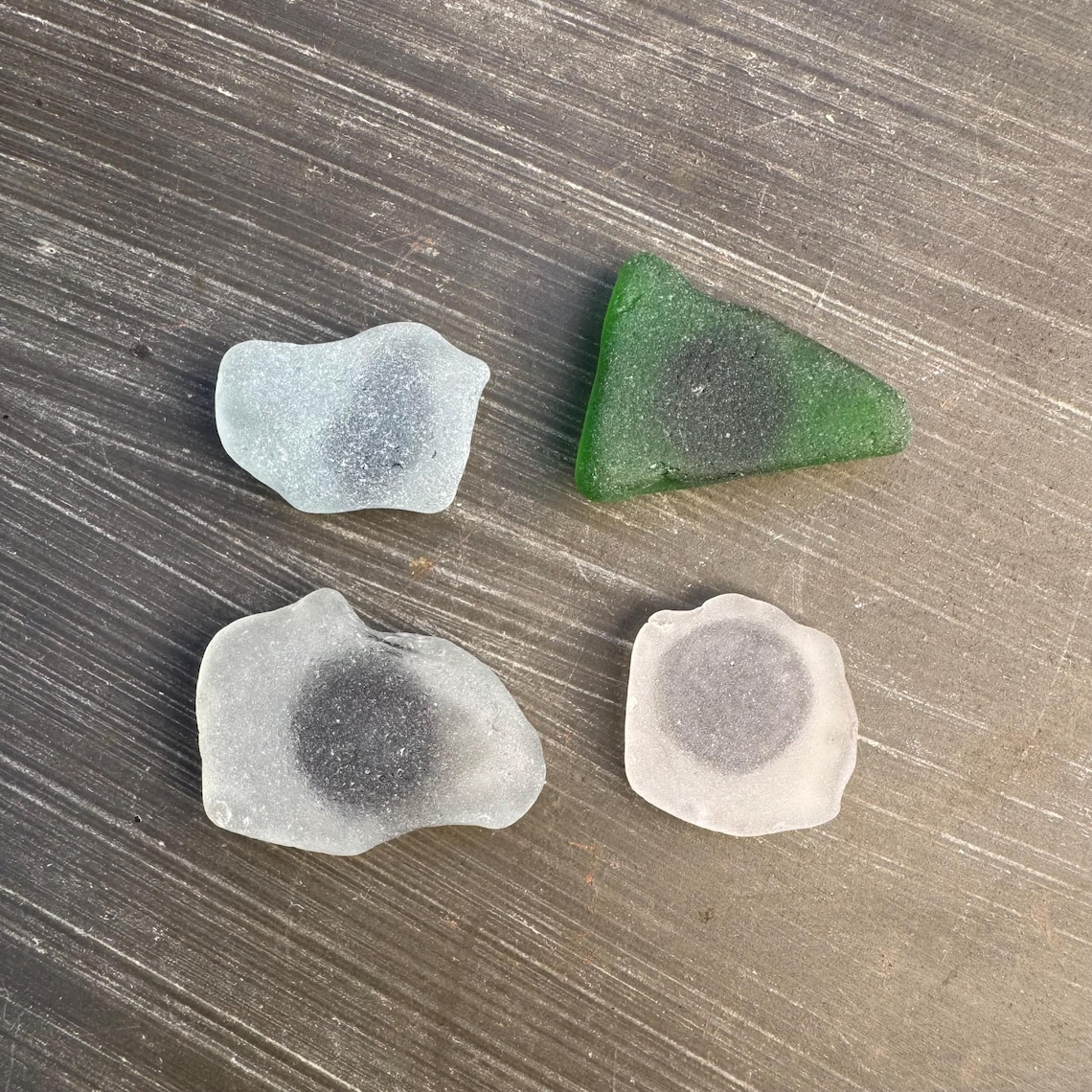 Set of 4 Sea Glass Magnet Set, Coastal Home Decor Magnets, Fridge ...