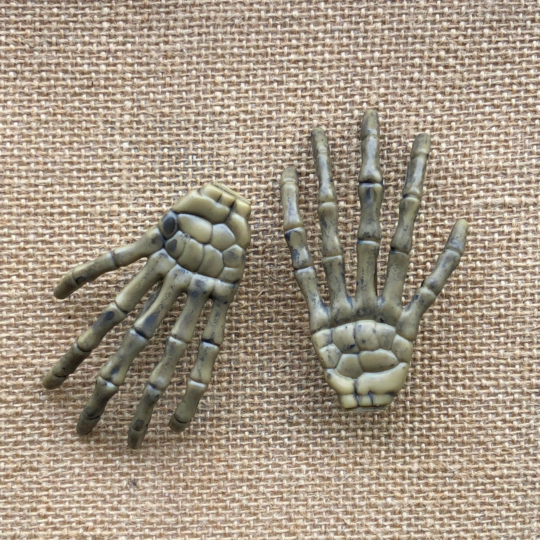 2 Skeleton Hair Clips, Skeleton Hand Hair Clip Costume Accessories Goth ...