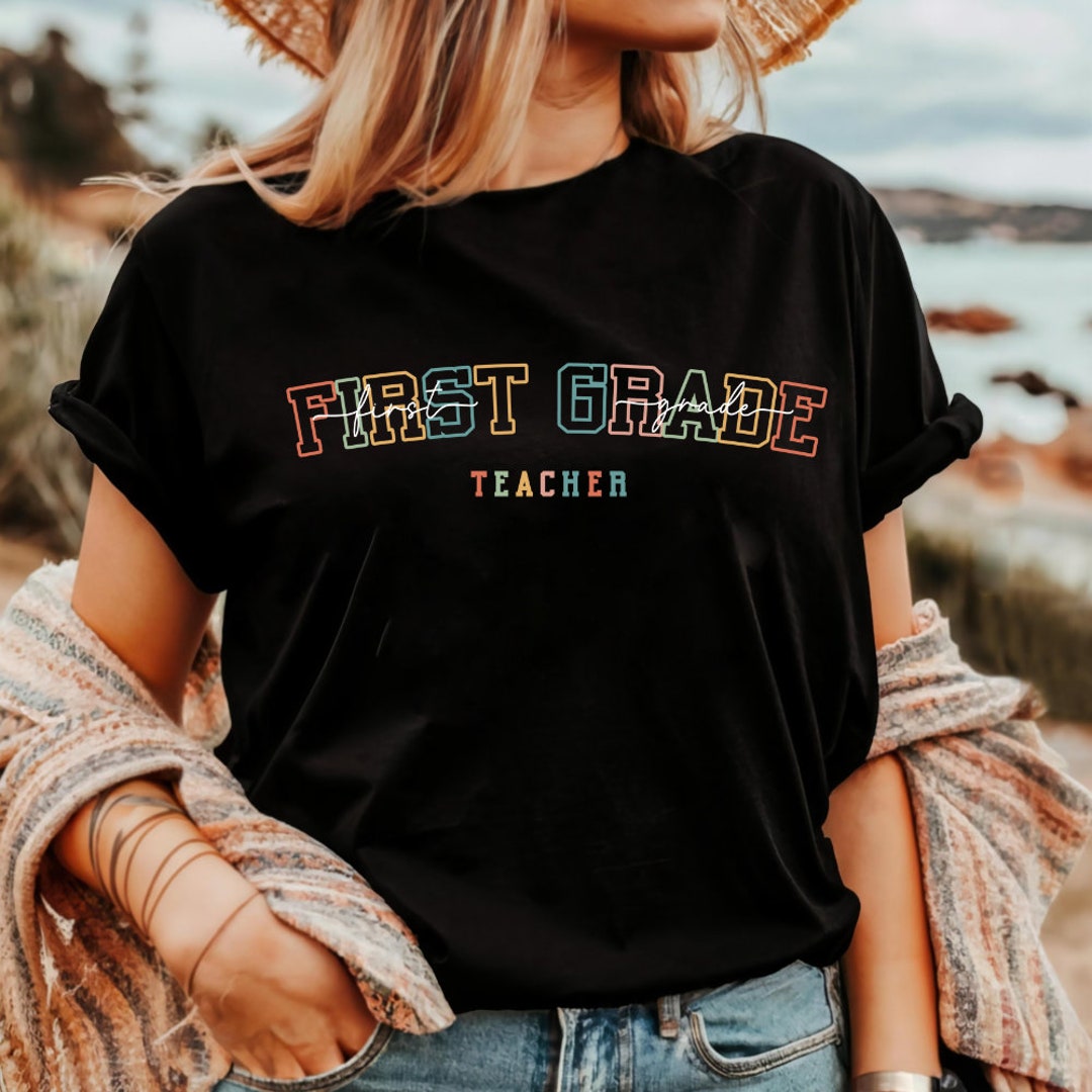 Personalized First Grade Shirt, Back to School Shirt, Hello First Grade ...