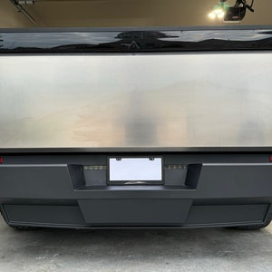 Cybertruck Silhouette Stainless Steel License Plate Frame Holder Tesla ...