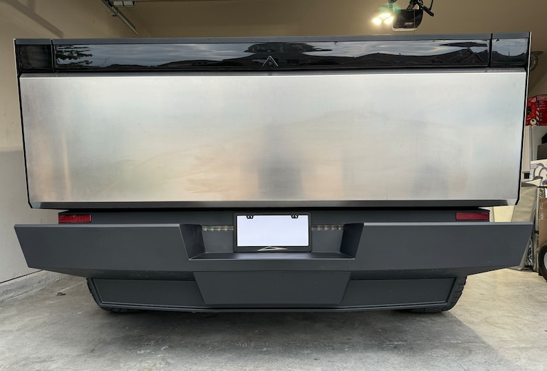 Cybertruck Silhouette Stainless Steel License Plate Frame Holder Tesla ...