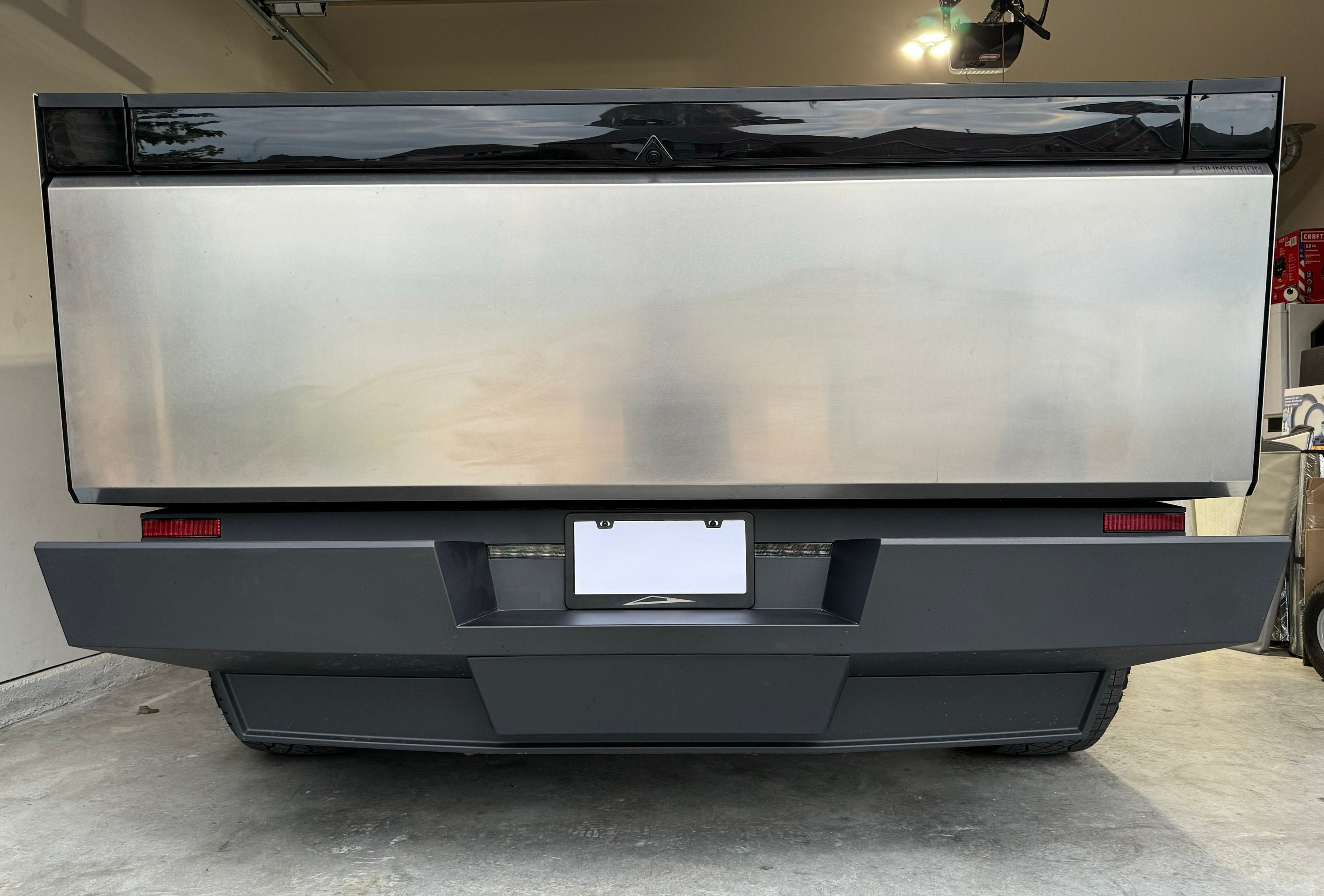 Cybertruck Silhouette Stainless Steel License Plate Frame Holder Tesla ...