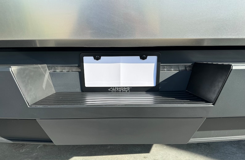 Cyberbeast Graffiti Stainless Steel License Plate Frame Holder Tesla ...