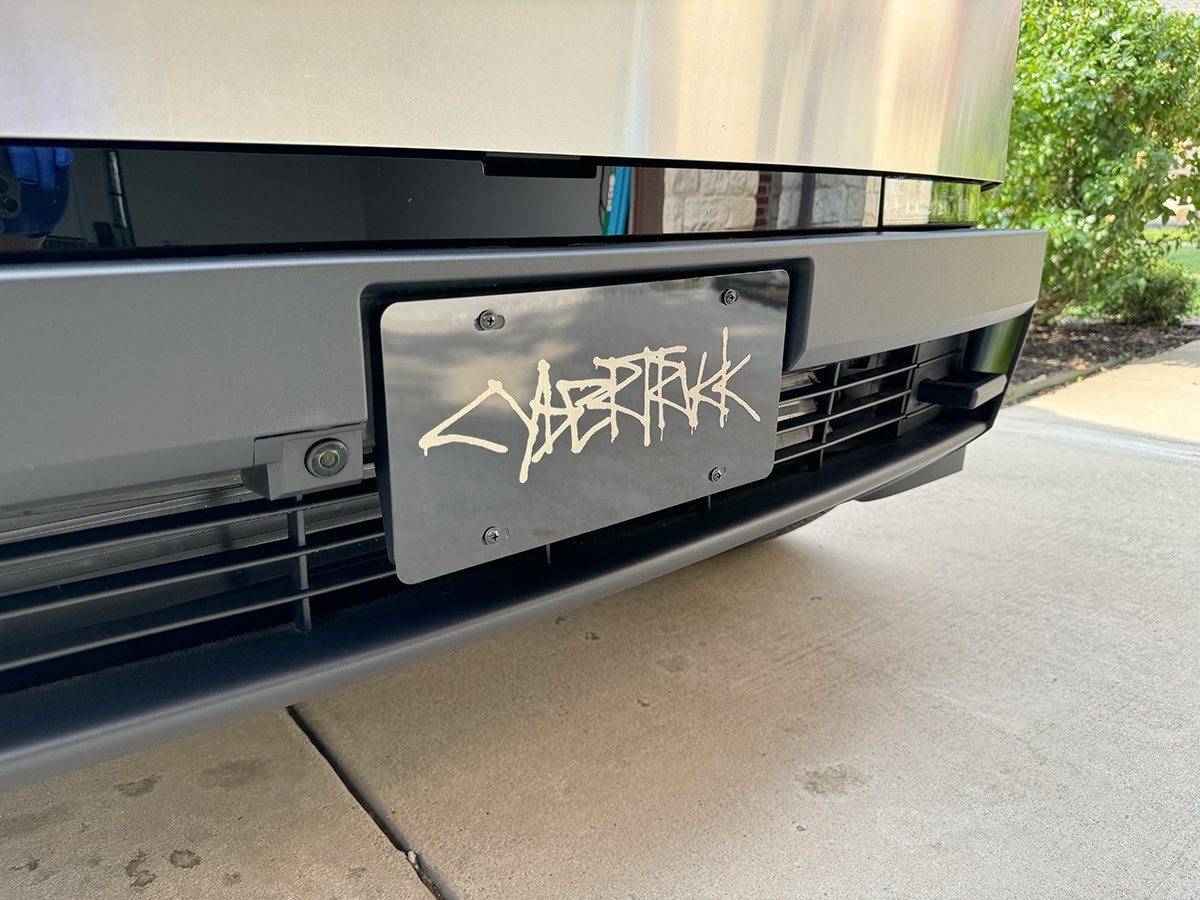 Cybertruck Graffiti Vanity Decorative License Plate Tesla - Etsy