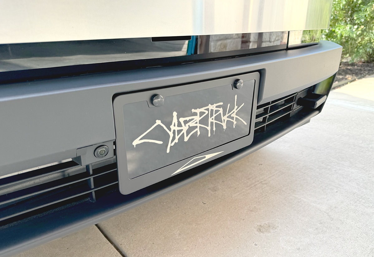 Cybertruck Graffiti Vanity Decorative License Plate Tesla - Etsy