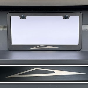 Cybertruck Silhouette Stainless Steel License Plate Frame Holder Tesla ...