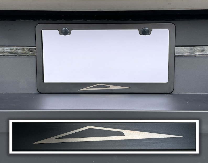 Cybertruck Silhouette Stainless Steel License Plate Frame Holder Tesla ...