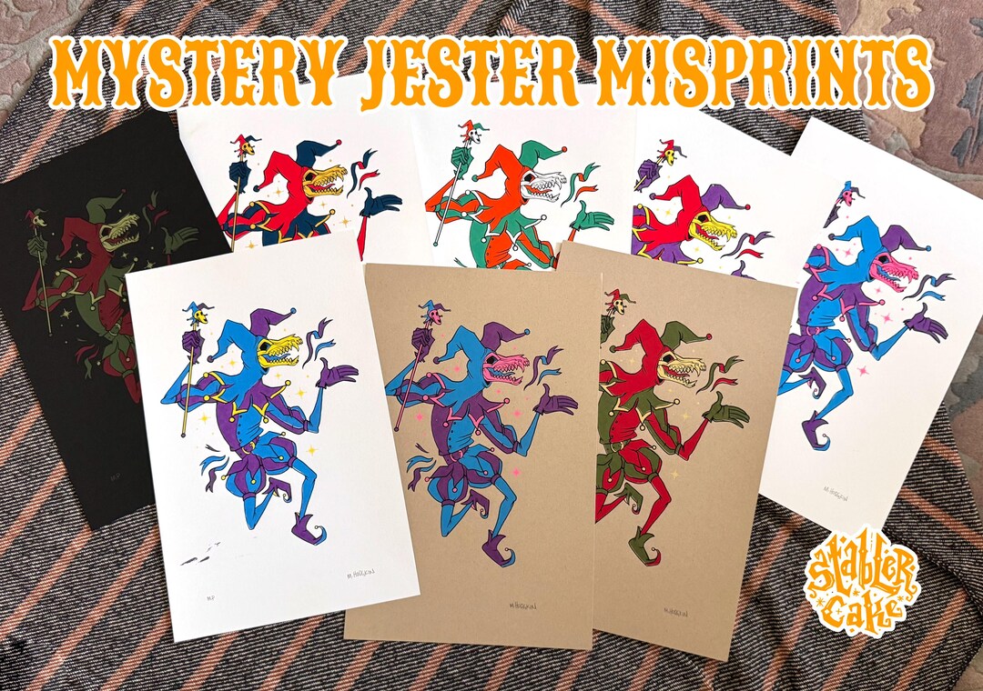 Mystery Jester Misprints! - Etsy