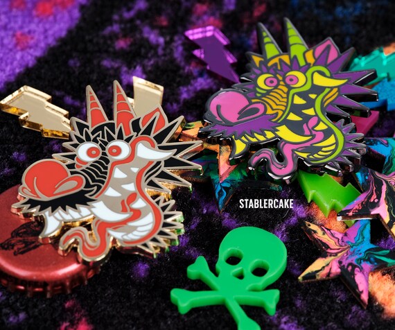 Dragon Goober Enamel Pins | Etsy
