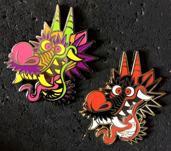 Dragon Goober Enamel Pins | Etsy