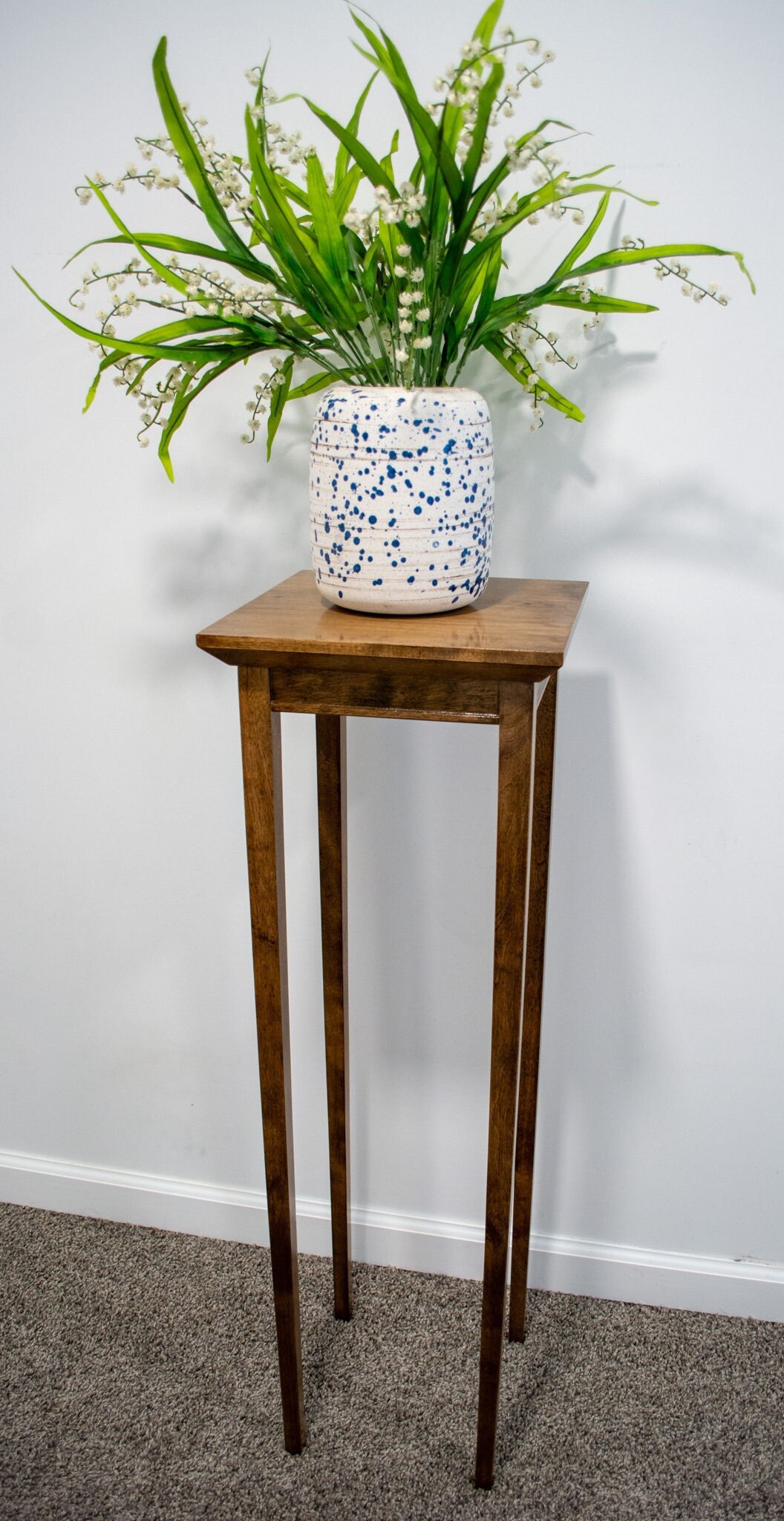 Tall corner table stand store