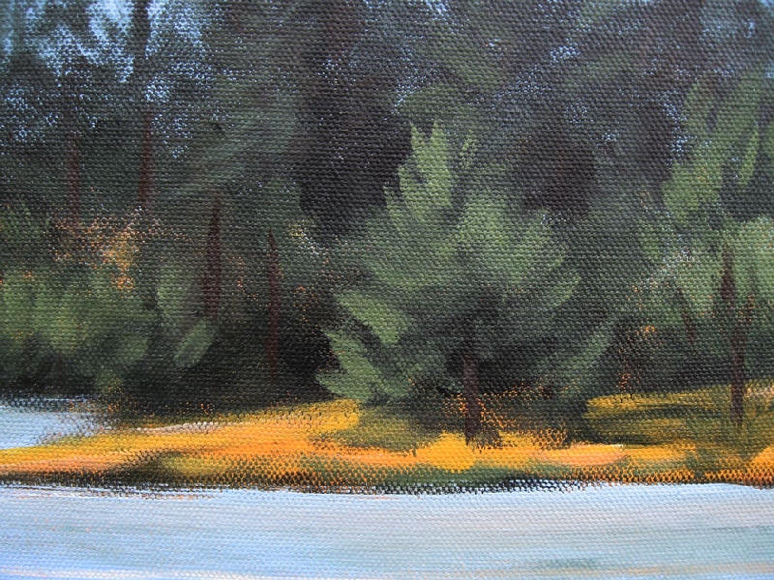 Yellowstone, Western Art, Western Landscape, Original Landscape ...