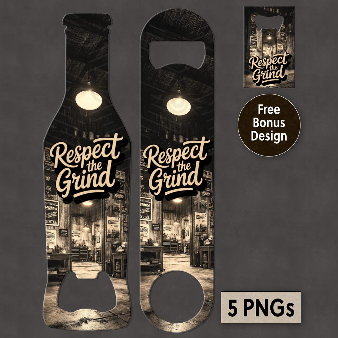 Blue Collar Motivational Mechanic's Digital Download Bottle Opener ...