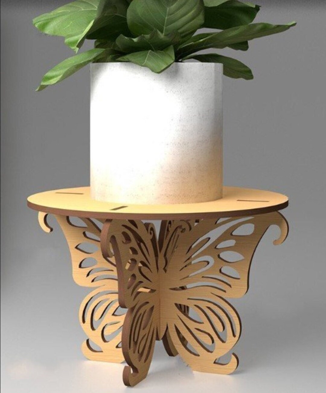 Tabletop Plant Stand Butterfly - Etsy