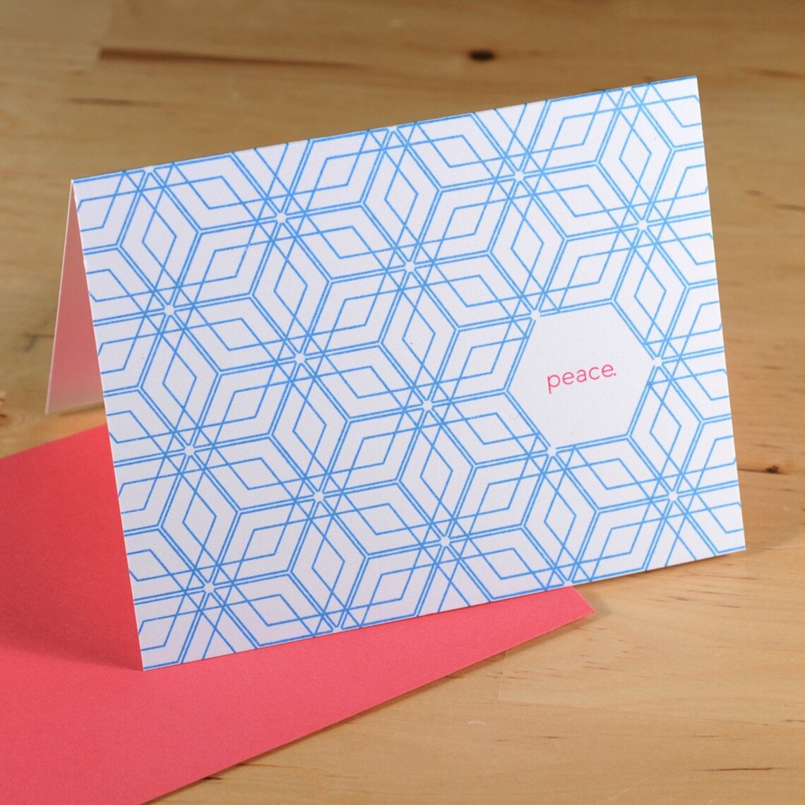 Holiday Cards -- Peace -- Set of 6 Hand-printed Cards - Etsy