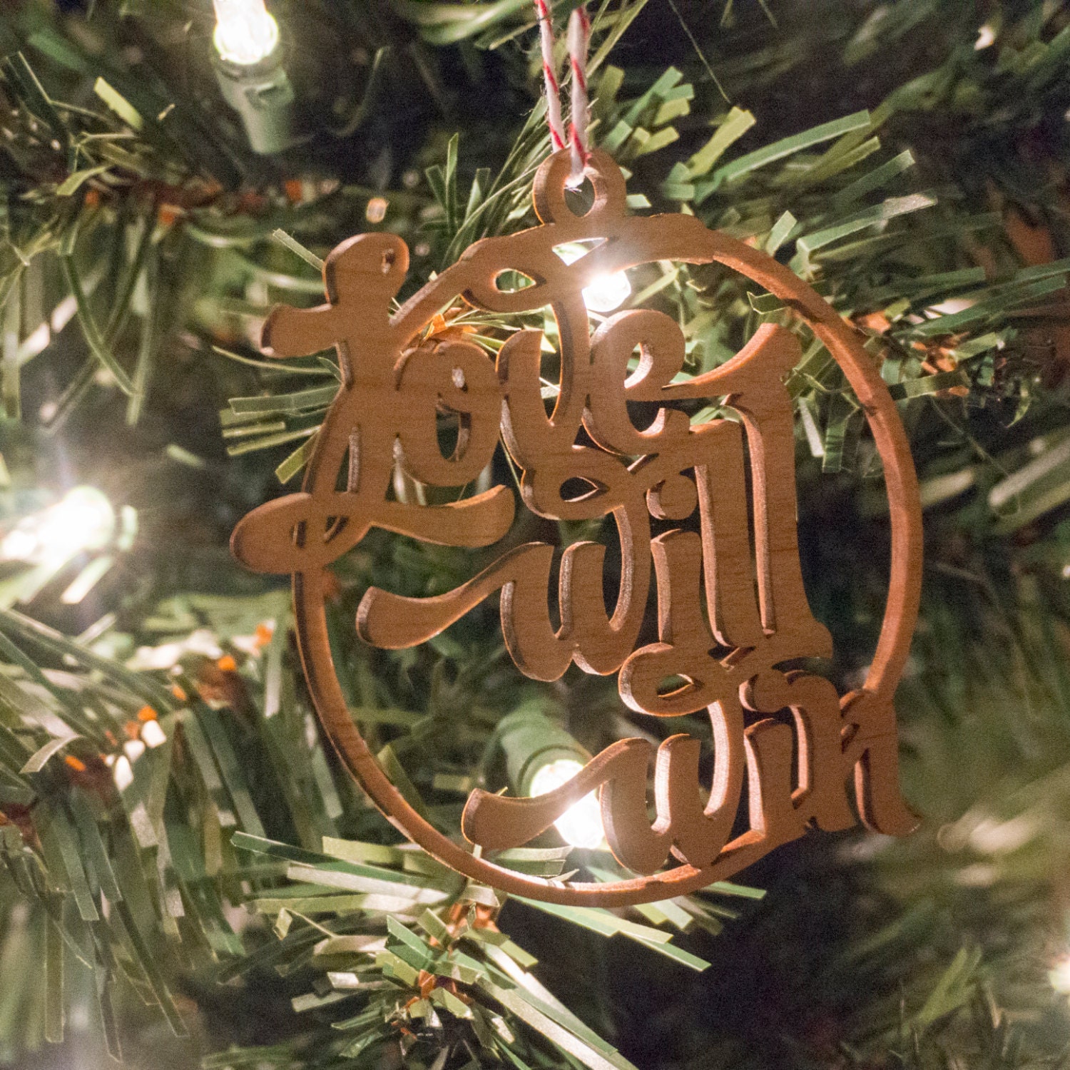 Ornament -- Love Will Win - Etsy