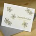 Happy Birthday Card -- Hand-printed - Etsy