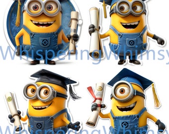 Minion Png,minion Graduation Png,happy Graduation Day,cap and Gown ...