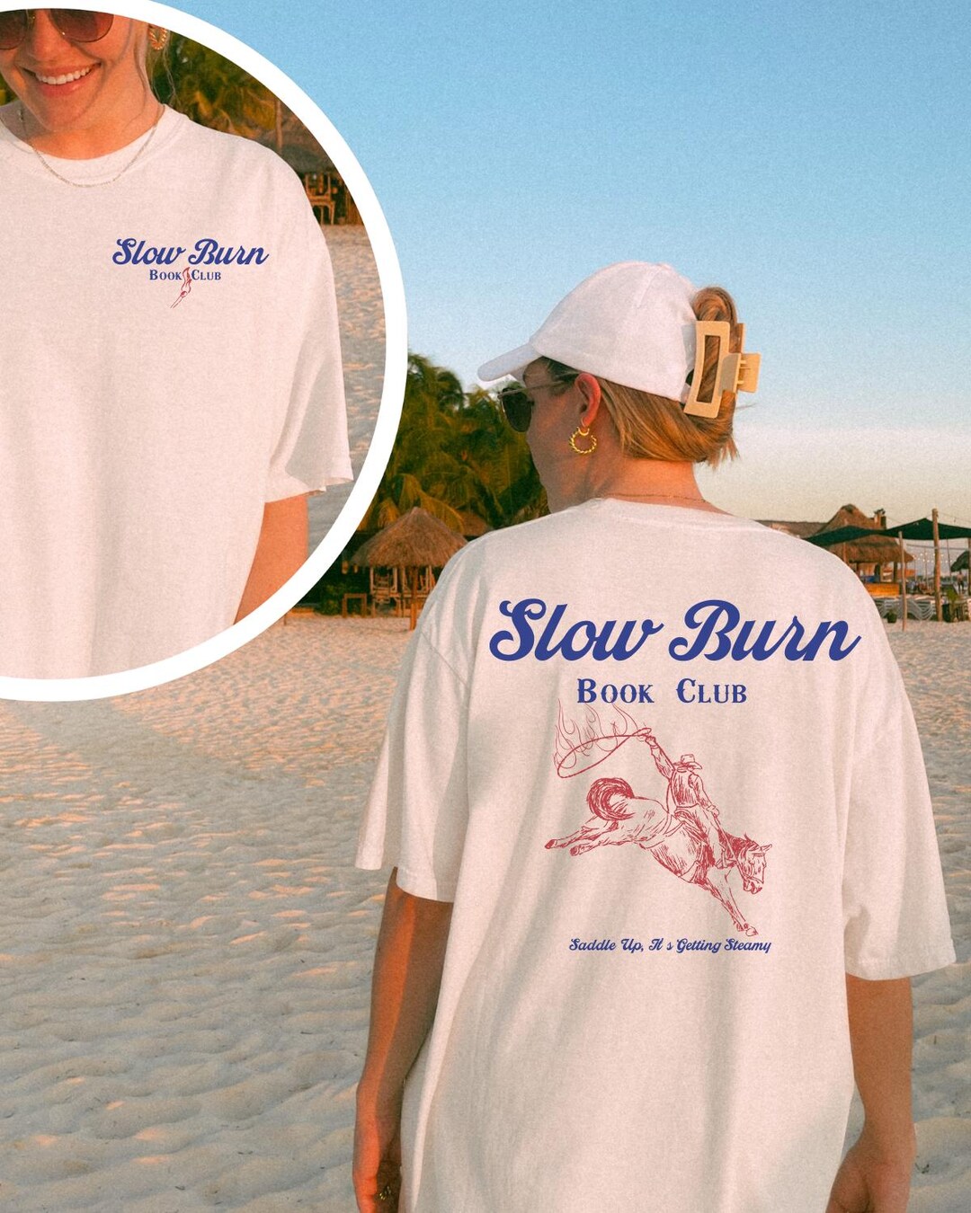 Slow Burn Book Club Shit | Western Shirt Gift for Her | July 4th Shirt ...