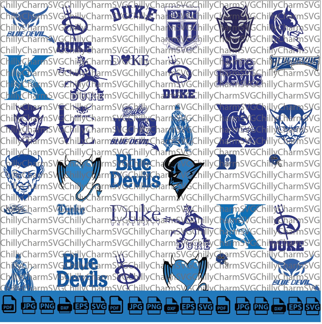 Duke SVG Bundle, Blue Devils Football, SVG Bundle, Cricut, Printable ...