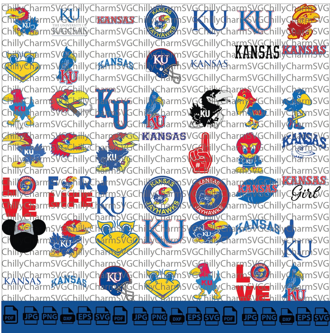 Kansas SVG Bundle, Jayhawks Football, SVG Bundle, Cricut, Printable ...