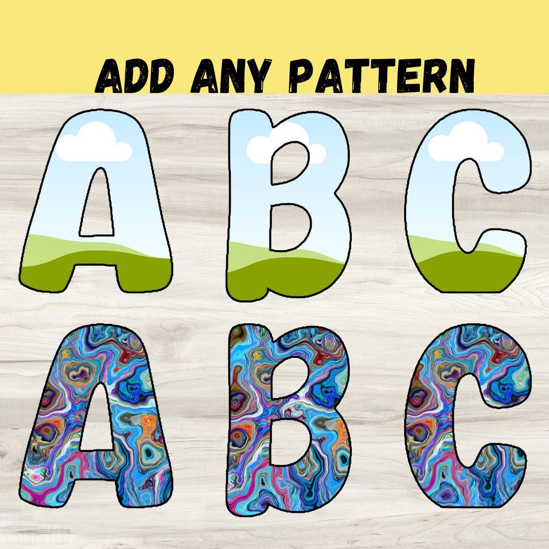 Canva Letter Alphabet Frame Template Design, Custom Canva Frame, Canva ...