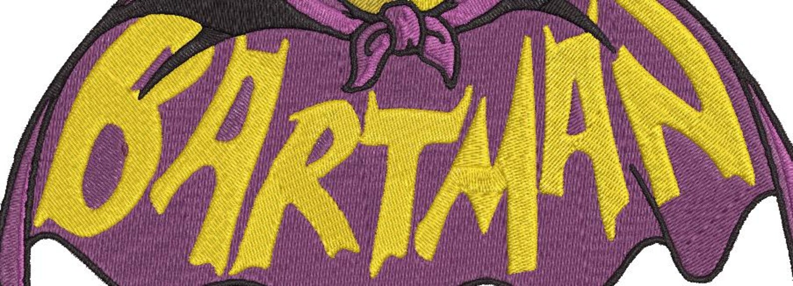 Bartman | the Simpsons | Embroidered Digital Design - Etsy