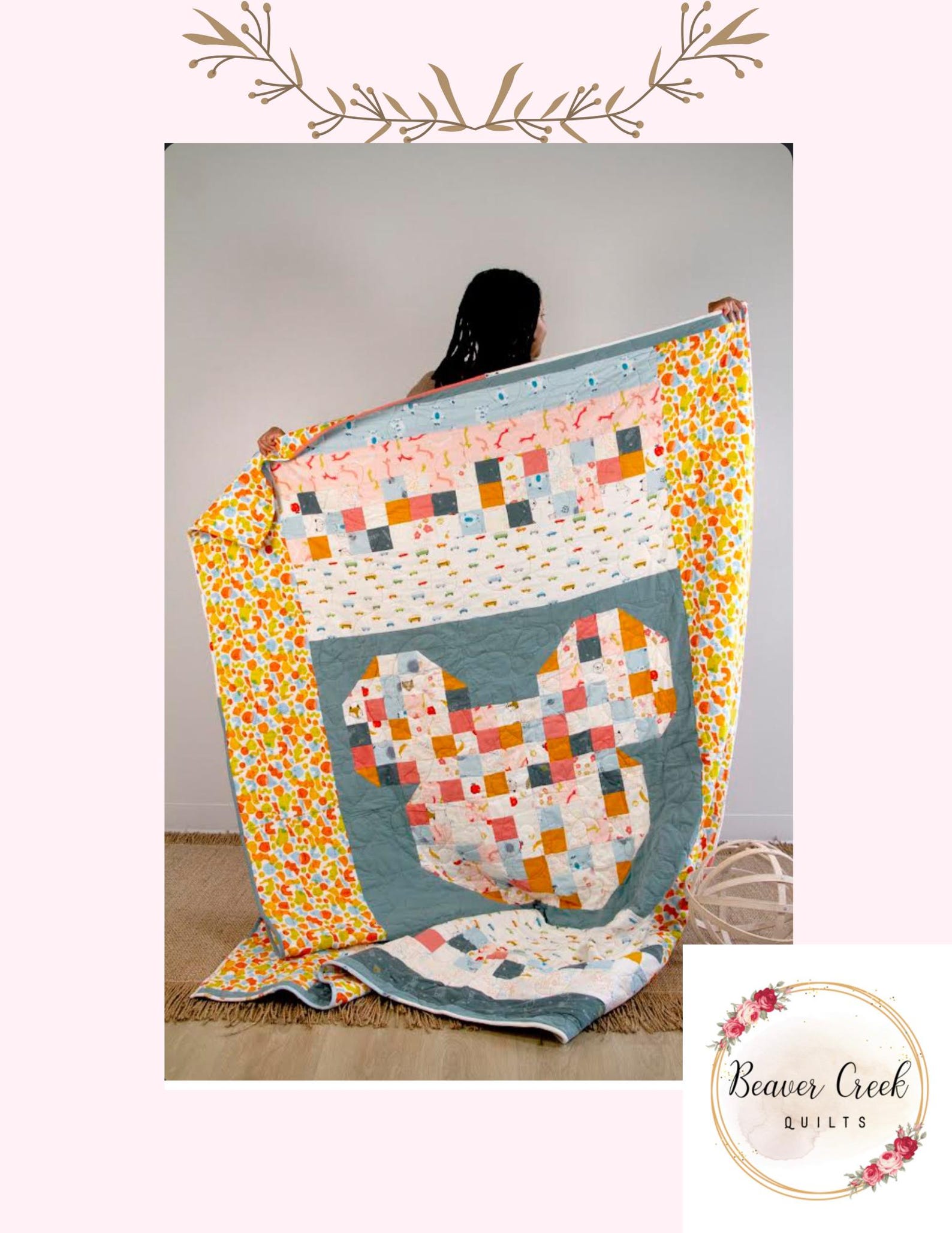 Twin Size Mickey Mouse Quilt Pattern, Twin Size , Crib Size - Etsy