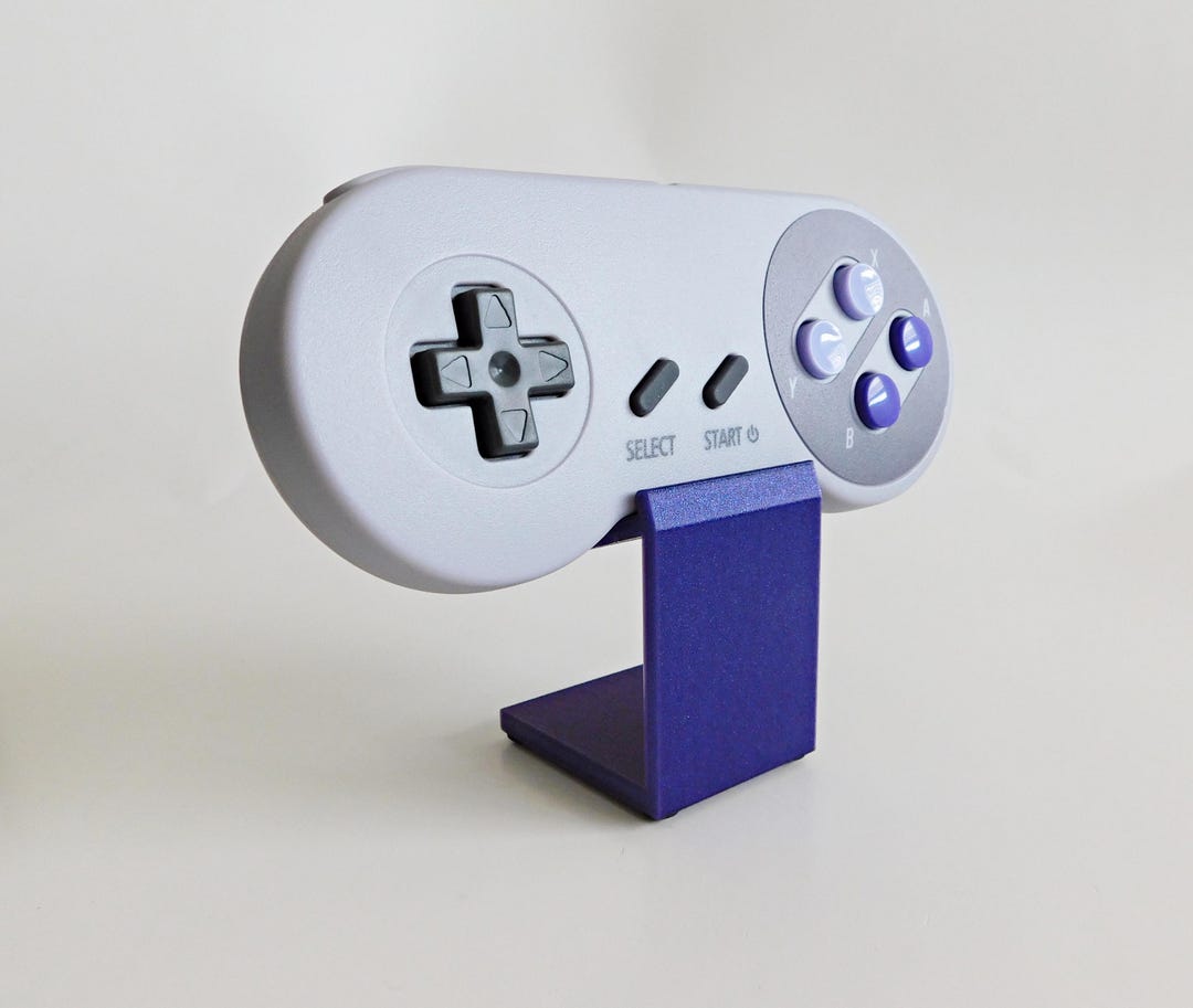 Wireless SNES Controller Stand – Retro Gaming Display, Desk Holder ...