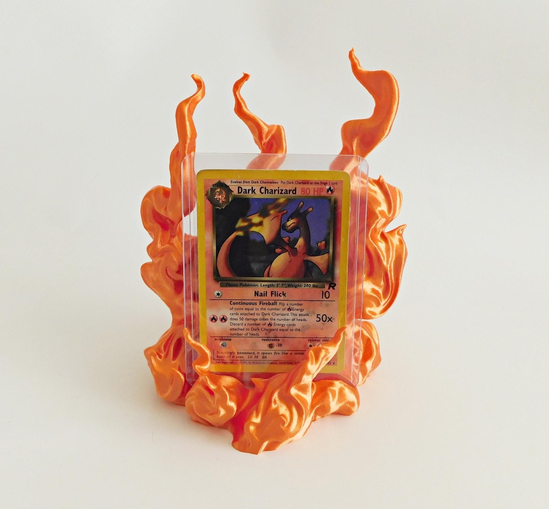 Fire Trading Card Display - Etsy