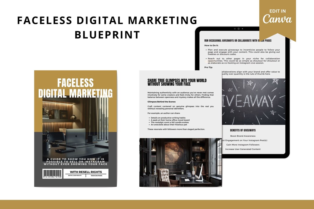 Faceless Digital Marketing Guide in Depth Growth Strategy Content Ideas Grow With Reels ...
