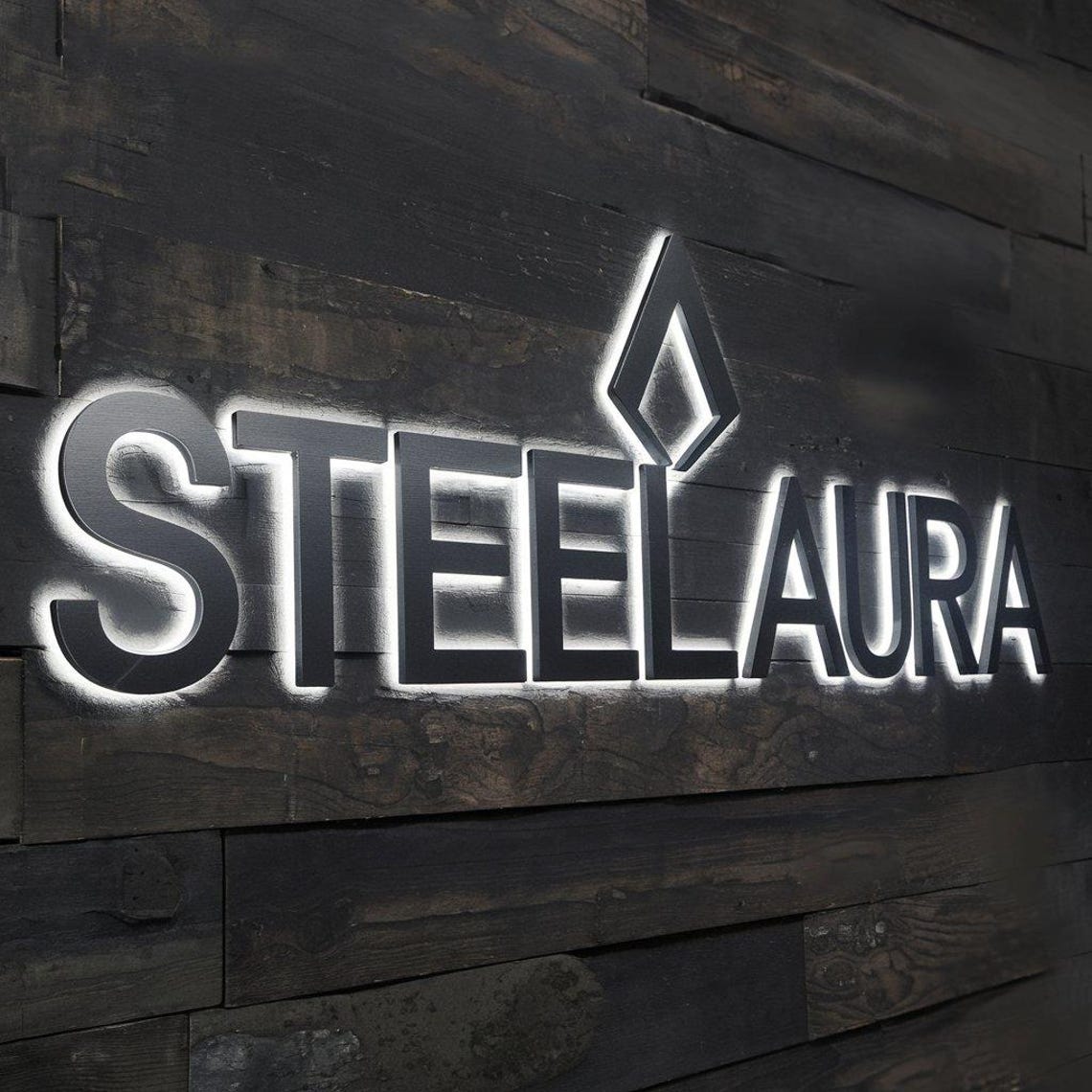 Led Backlit Signage, Custom Led Logo Sign, 3D Design Custom Logo Sign ...