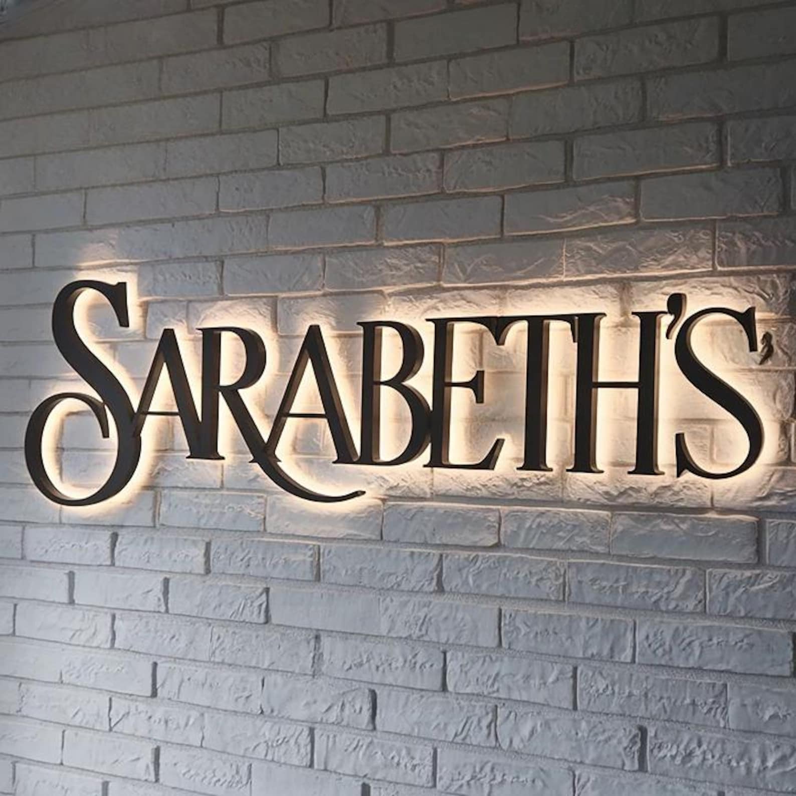 Led Backlit Signage, Custom Led Logo Sign, 3D Design Custom Logo Sign ...