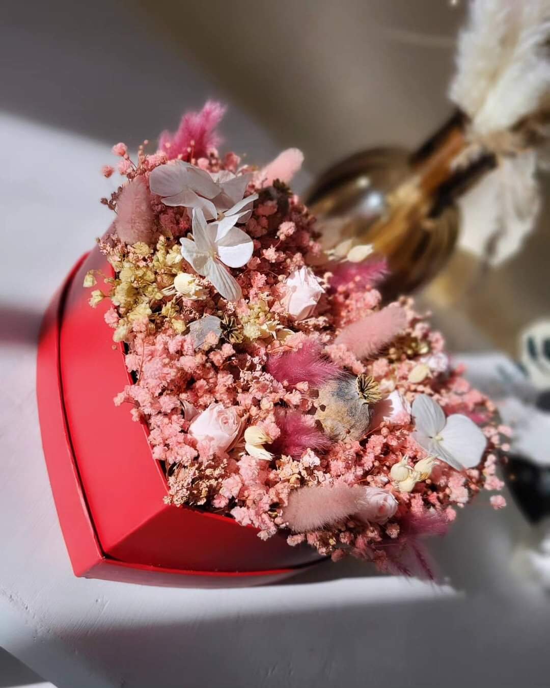 FLOWERBOX RED HEART - Etsy