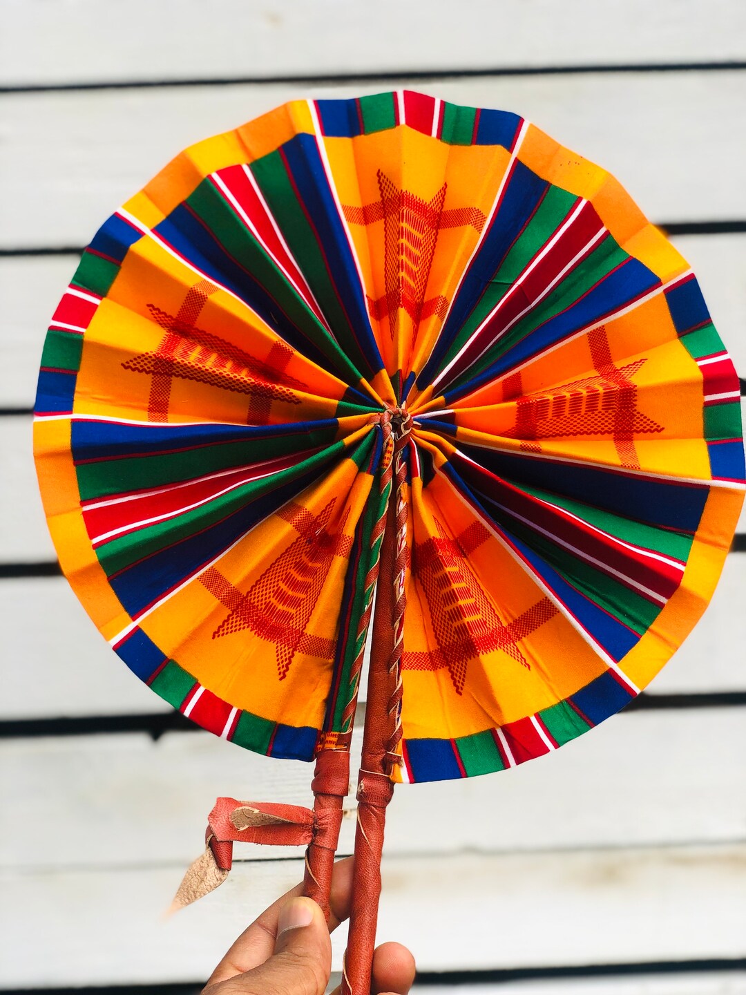 African Woven Hand Fan, Ghana Handmade Fan, Bolga Hand Fan,african ...