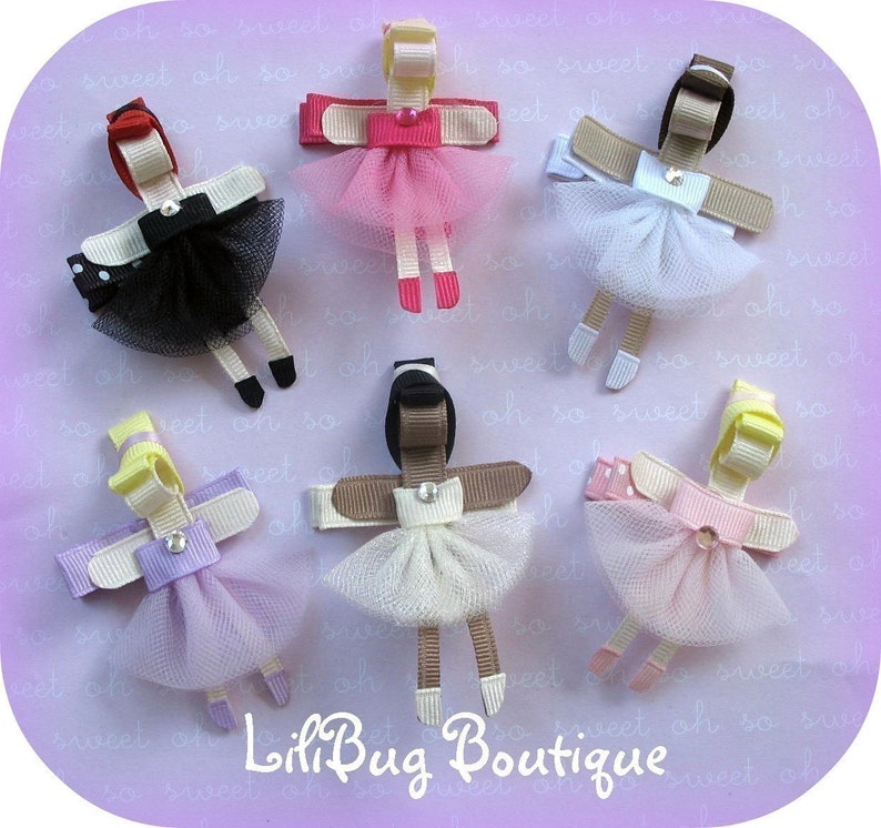 Lilibug BALLERINA You Pick Hair Clip - Etsy