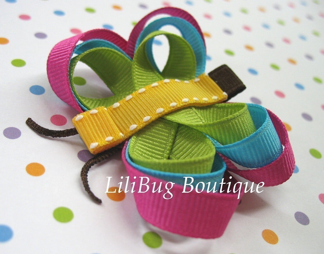 Lilibug M2MG JUNGLE GEM Butterfly Hair Clip - Etsy