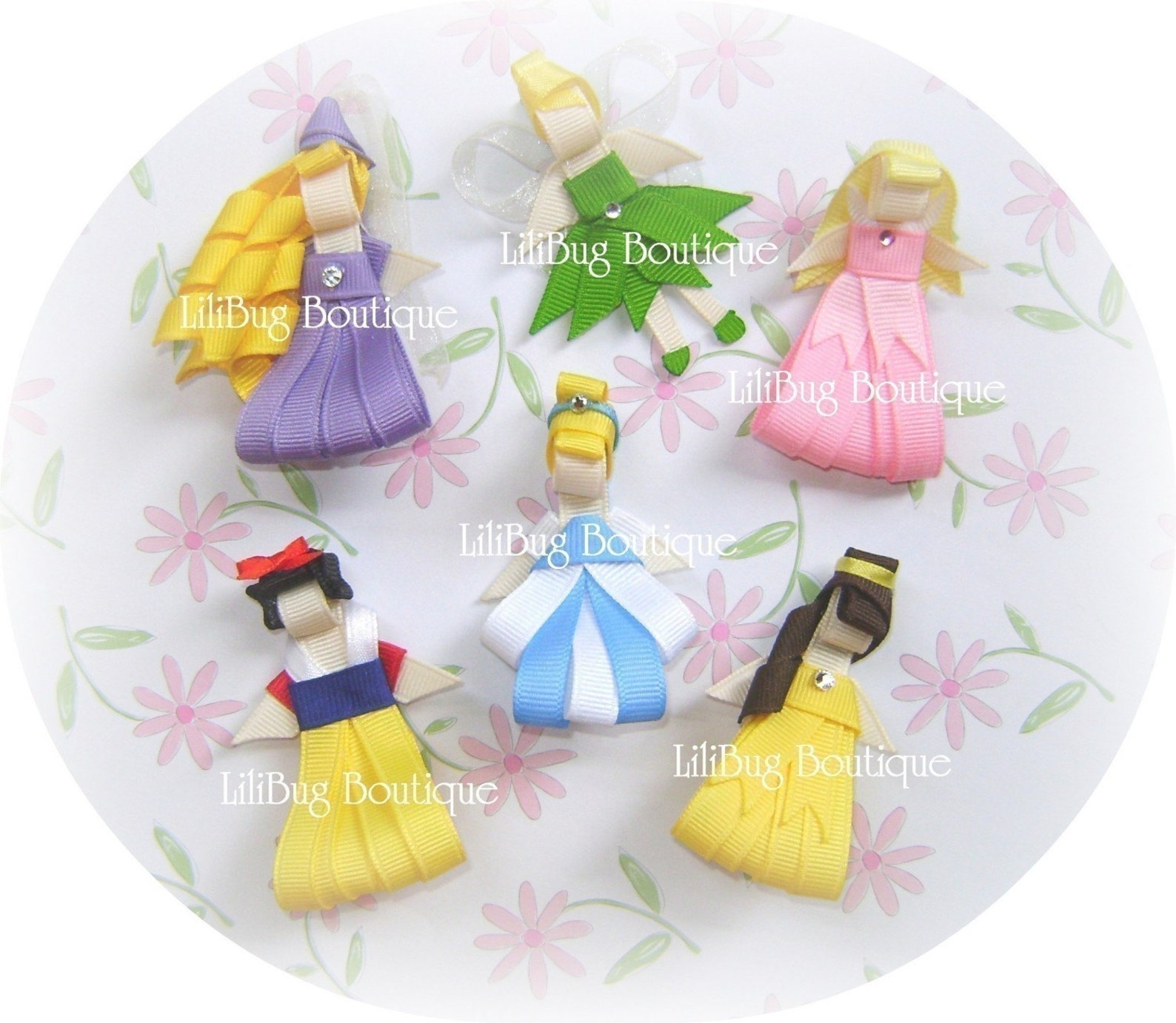 Lilibug PRINCESS Collection Hair Clips - YOU PICK 3 - Etsy
